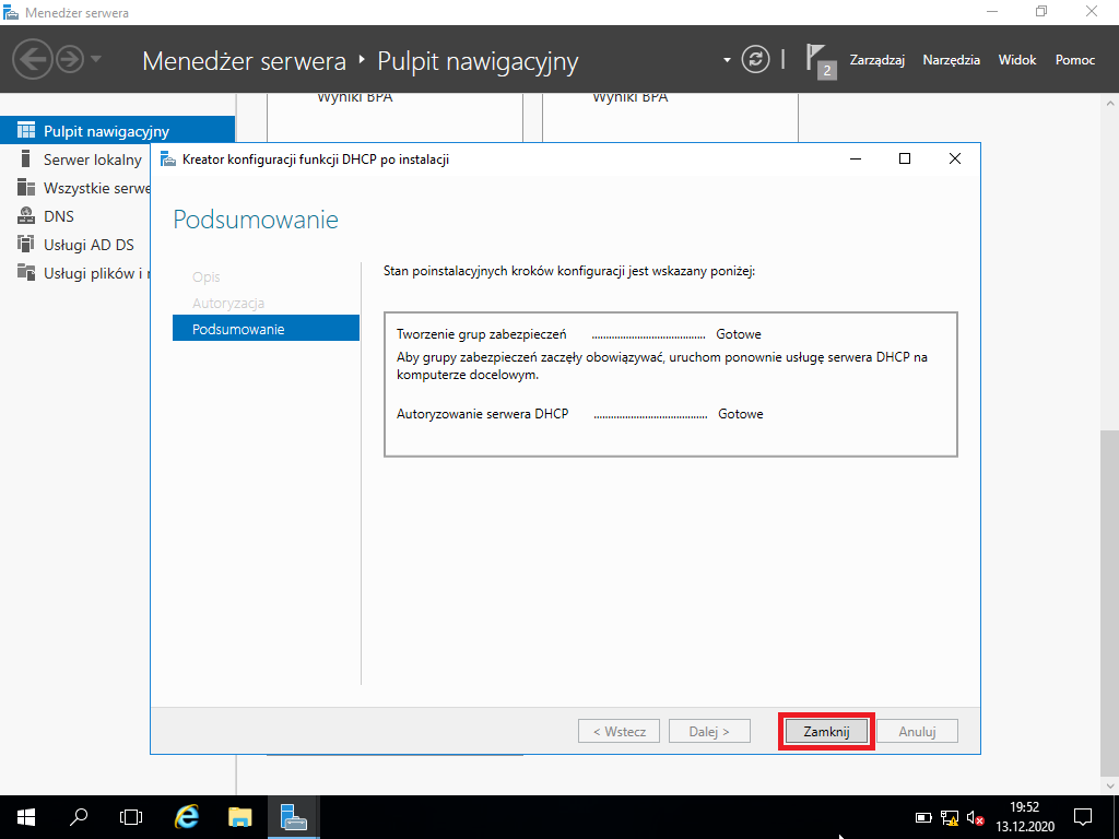 Windows Server 2016 - instalowanie serwera DHCP – Systemy operacyjne i ... Windows Server 2016 - instalowanie serwera DHCP – Systemy operacyjne i ...