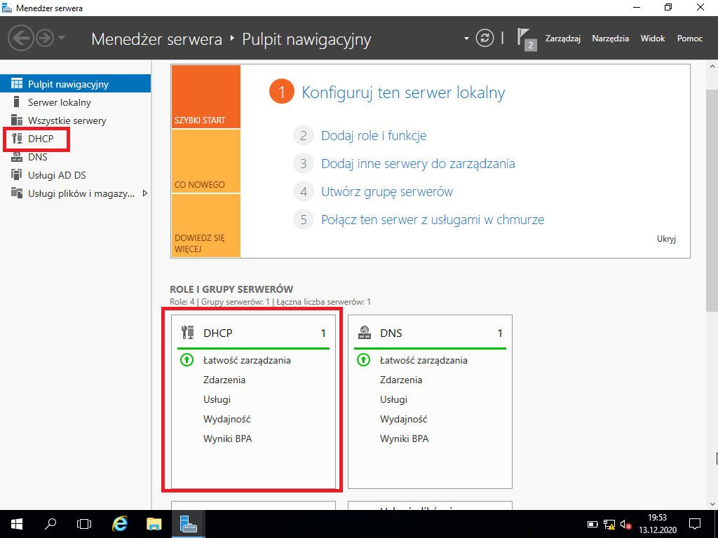 Windows Server 2016 - instalowanie serwera DHCP – Systemy operacyjne i ... Windows Server 2016 - instalowanie serwera DHCP – Systemy operacyjne i ...