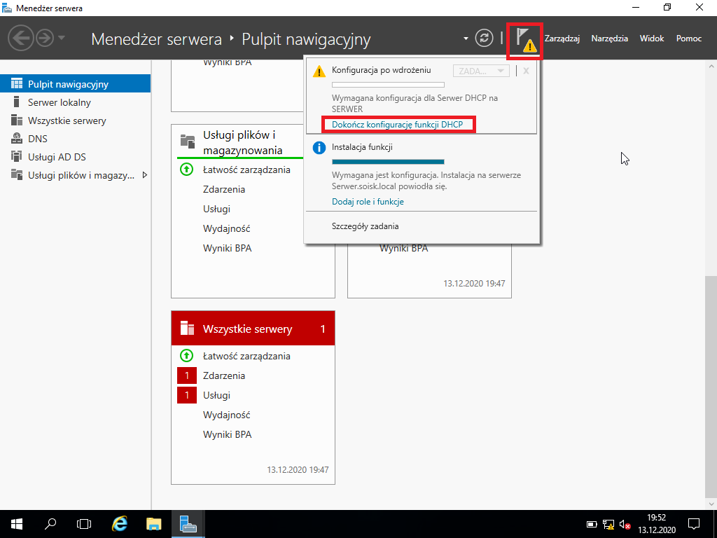 Windows Server 2016 - instalowanie serwera DHCP – Systemy operacyjne i ... Windows Server 2016 - instalowanie serwera DHCP – Systemy operacyjne i ...